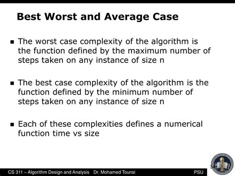 Ppt Cs 311 Design And Algorithms Analysis Powerpoint Presentation