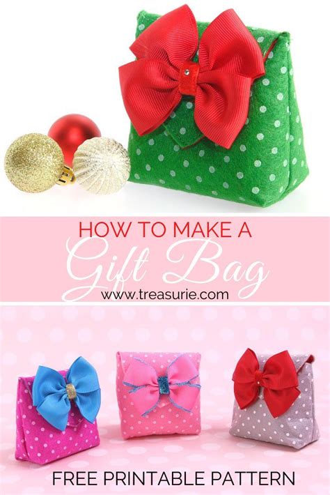 Diy Felt T Bag Tutorial Free Template Treasurie How To Make A