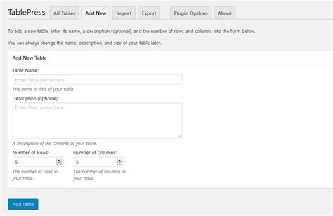 Cara Membuat Tabel Dengan Menggunakan Plugin Tablepress Pada Wordpress