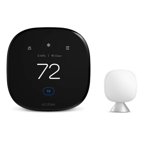 Ecobee Smart Premium Black Wi Fi Thermostat And Room Sensor 55 Off