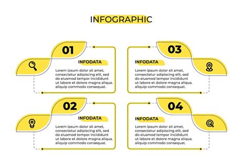Premium Vector Vector Infographic Yellow Template For Diagram Graph Presentation And Chart