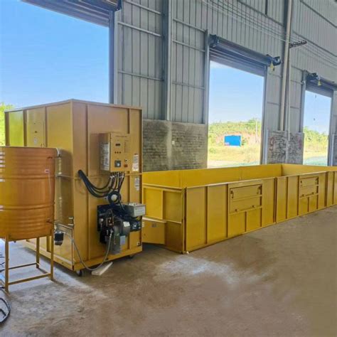 Flat Bed Grain Drying Equipment For Maize And Soybean With Diesel Burner Corn Coffee Beans