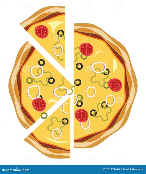 Tomato Pizza Icon Stock Vector Illustration Of Icon 261372670