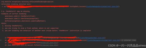单元测试：orgmockitoexceptionsmisusingunnecessarystubbingexception Unnecessary Stubbings