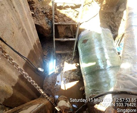 Protection Works To Water Pipe At West Coast Road Using Tyfo® Fibrwrap