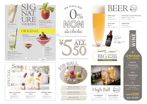 Non Alcoholic Beverages Menu List At Nicholas Erwin Blog