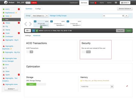 Big Data Analytics Creating Ambari Hive Views In Ibm Open Platform