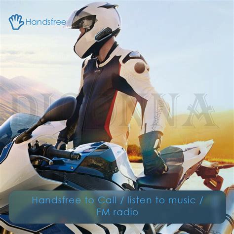 Motorcycle Intercom Bluetooth Helmet Headset Outdo Grandado