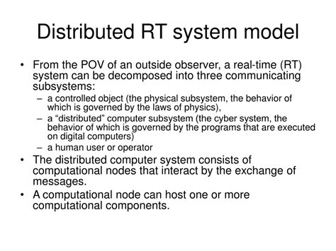 Ppt Global Time In Distributed Real Time Systems Powerpoint