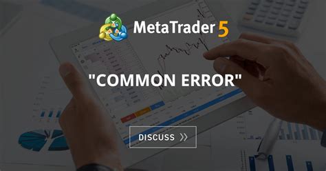 Common Error Trends General Mql5 Programming Forum