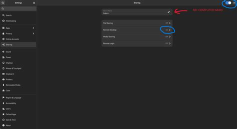 How To Locally Remote Connect To Linux Debianubuntufedoro With Gnome