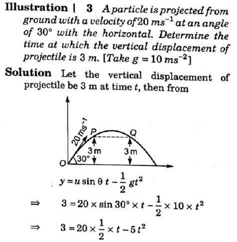 Projectile Motion Word Problem Worksheet