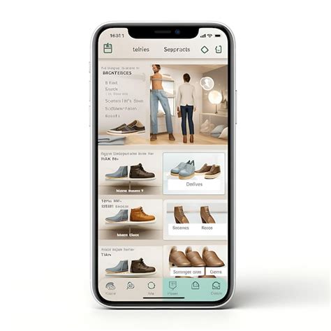 Premium Ai Image Mobile App Design Of Retail Virtual Store App Design Modern And Minimalist