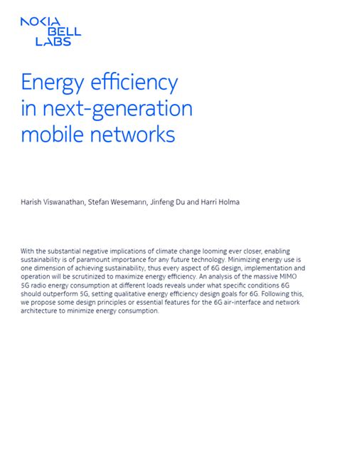 Nokiaenergyefficiencyinnextgenerationmobilenetworkswhitepaper