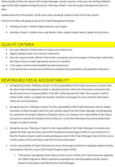 Project Progress Report Template PPR Free Report Templates