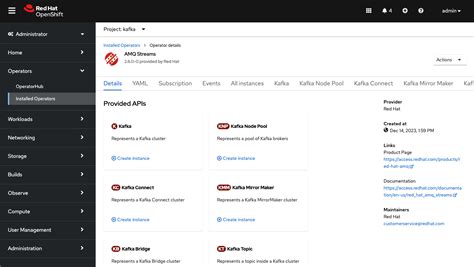 Streams For Apache Kafka Quick Setup From The Openshift Console Red