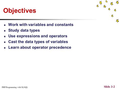 Php Programming With Mysql Slide 3 1 Chapter 3 Working With Data Types