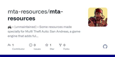 Github Mta Resourcesmta Resources Videogame • Unmaintained