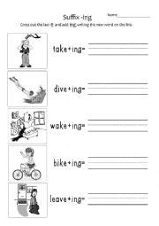 Suffix Ing Year ESL Worksheet By TaraEricson