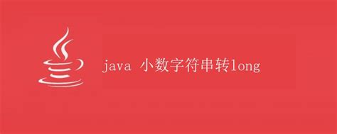 Java小数字符串转long极客教程