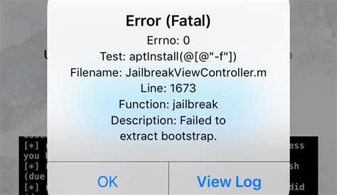 Cách sửa lỗi Error Fatal khi jailbreak iOS 12 bằng unc0ver