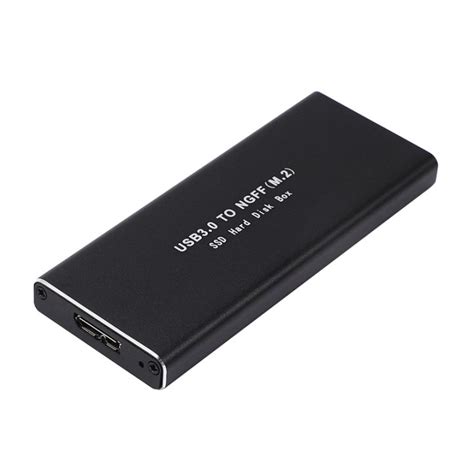M 2 NGFF SSD SATA To USB 3 0 Converter Adapter Case External Enclosure Storage Case With