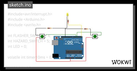 Lane Lights Change Wokwi ESP32 STM32 Arduino Simulator