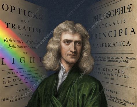 Portrait Of Isaac Newton Stock Image C023 0225 Science Photo Library