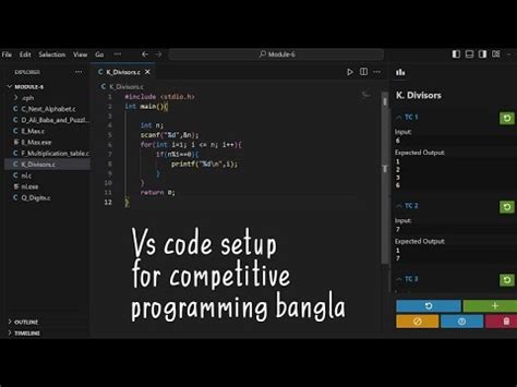 Competitive Programming Helper Cph VS Code Extension For CP In Bangla YouTube