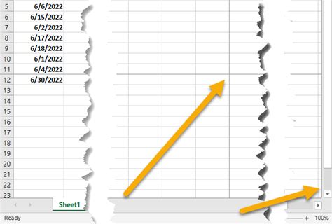 How To Fix An Excel File That Doesnt Scroll Spreadsheet Daddy