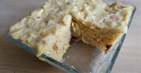 Пирог из хлопьев и заварного крема рецепт автора Полина