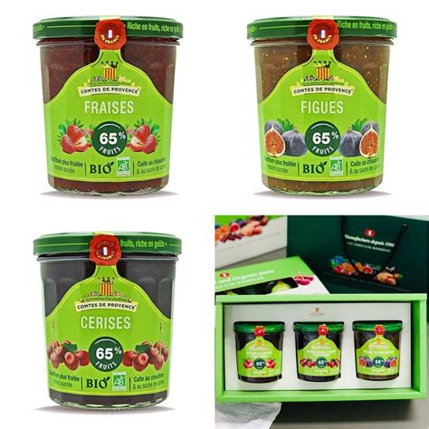 프로방스 프랑스산 유기농 딸기 체리 무화과 잼 선물세트 1050g 홈플러스 택배배송