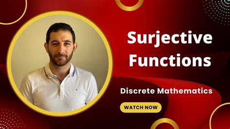 Surjective Functions Discrete Math Youtube