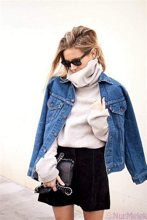 Denim Ceketler Nasıl Giyilir 25 Harika Kot Ceket Kombini