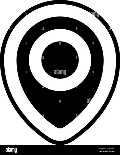User Interface Location Icon Stock Vector Image And Art Alamy