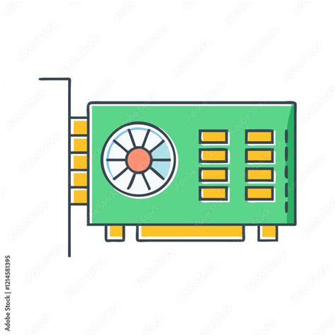 Gpu Icon Gpu Vector Illustration Simple Illustration Of Gpu Perfect For Gpu Logos And Icons