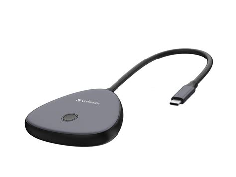 Verbatim Share My Screen USB C Wireless Display Adapter 4K With Hub WDA 02 Fidelity Technology