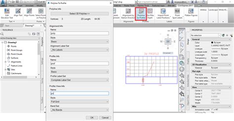 solved profile of 3d polyline without surface autodesk community