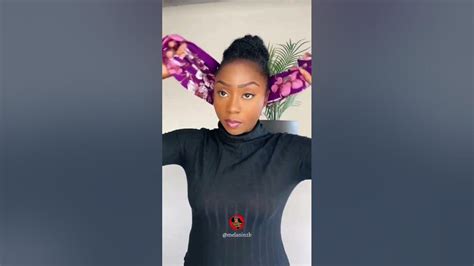superb head wrap tutorial youtubeshorts tutorial easytutorial