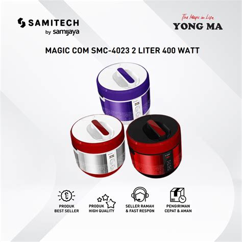 Promo Yong Ma Smc 4023 Rice Cooker Kapasitas 2l Diskon 17 Di Seller Cv Sami Jaya Fbb Official