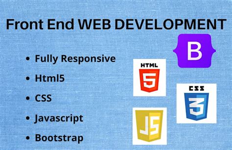 Be Your Front End Developer Using Html Css Java Script By Fasihdev Fiverr