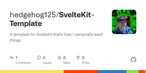 Github Hedgehog125sveltekit Template A Template For Sveltekit Thats How I Personally Want