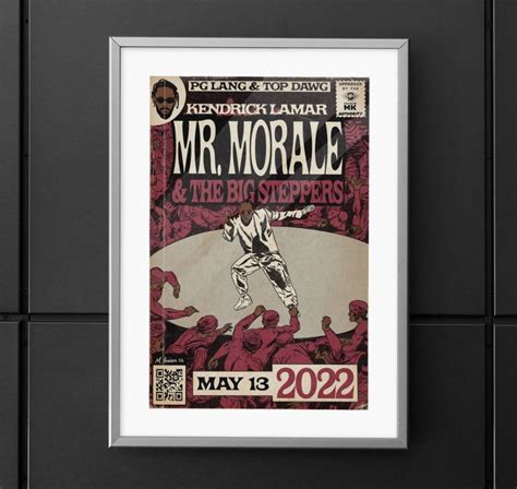 kendrick lamar mr morale and the big steppers vertical and horizontal matte posters in 2022