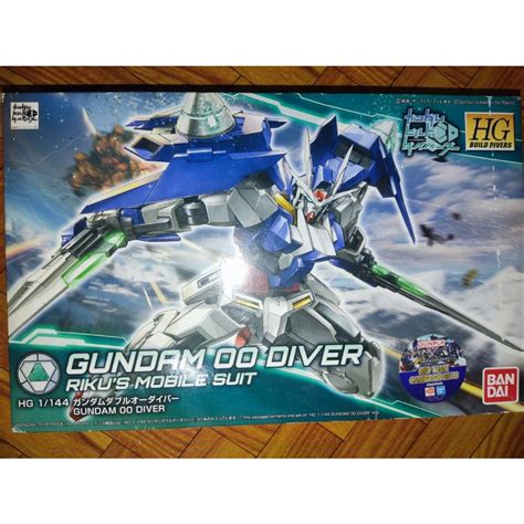 Gundam Hg Gundam 00 Diver And Diver Ace Unit Assembled Shopee Malaysia