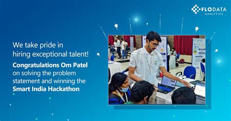 Flodata Analytics On Linkedin Intern Winner Talent Hackathonwinner Smartindiahackathon