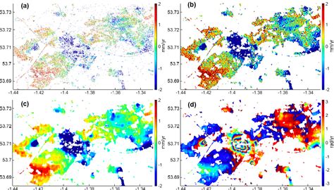 Figure 1 From Detecting Ground Deformation In The Built Environment Using Sparse Satellite Insar