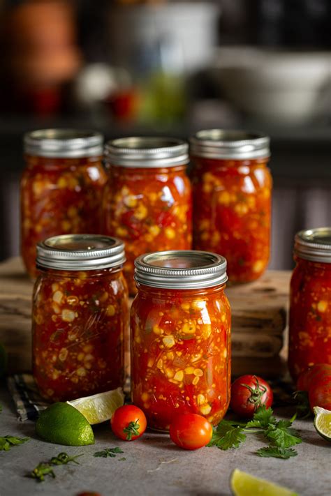 Ball® Corn And Cherry Tomato Salsa Canning Recipe — Under A Tin Roof