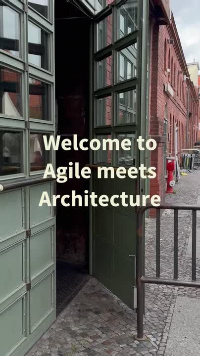 Agile Meets Architecture On Linkedin A Quick Tour Of The Venue To Help You Find Your Way Around