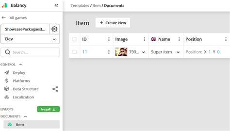 Packages Balancy Documentation