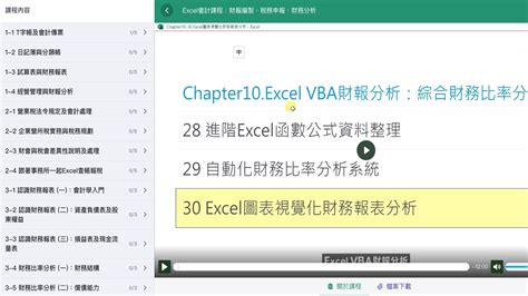 會計人的excel小教室 Excel會計實務上架到3 10 3，介紹如何建構一套系統，用vba程式取得原始財報資料